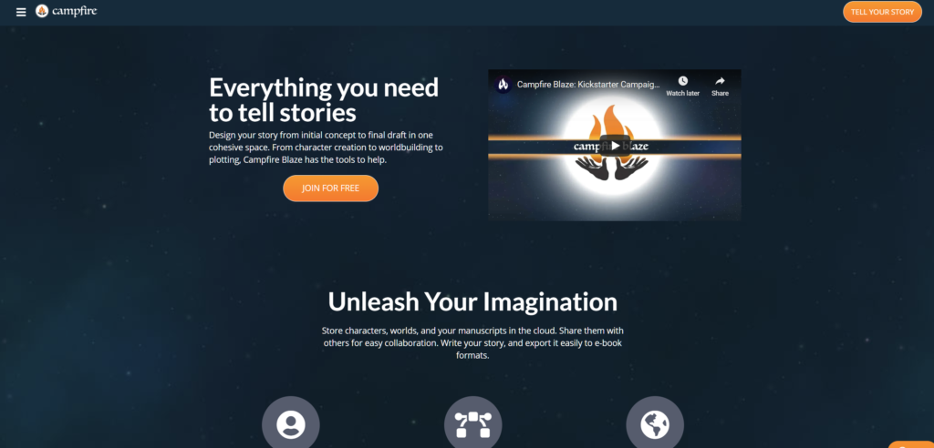 Campfire Blaze - Top 10 Book Writing Software